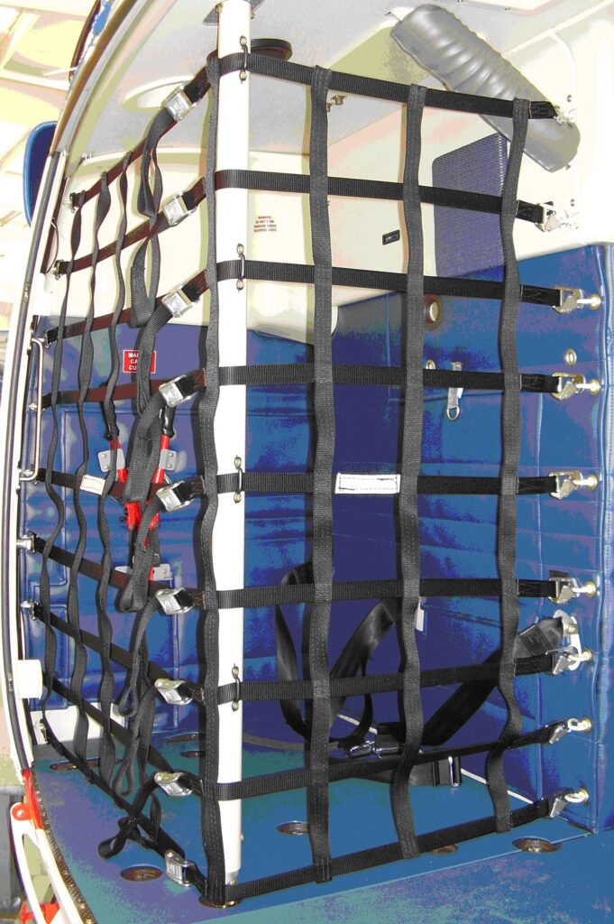205 Cargo Net (Airline Type Seating Interior with only Blankets ...